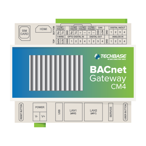 BACnet Industrial Gateway with Raspberry Pi Compute Module 4